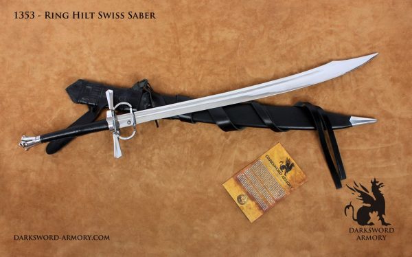 Ring Hilt Swiss Saber (#1353) - Darksword Armory