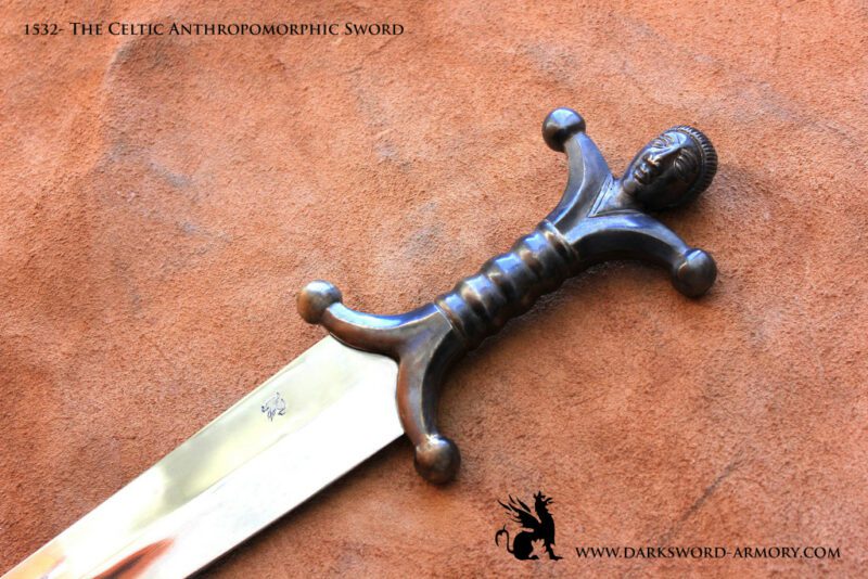 Anthropomorphic Celtic Sword (#1532) - Darksword Armory