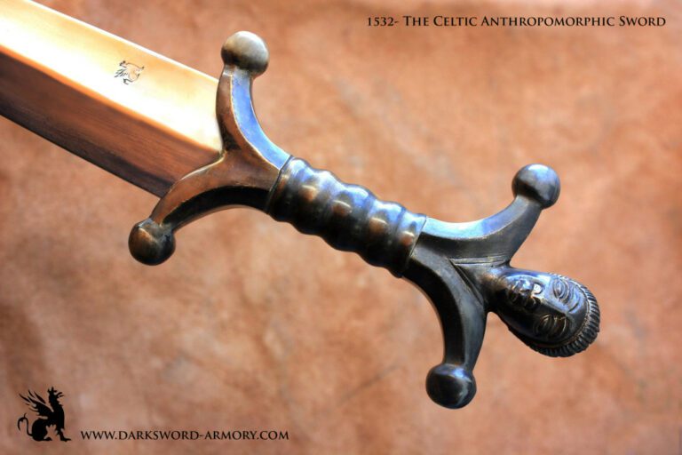 Anthropomorphic Celtic Sword (#1532) - Darksword Armory
