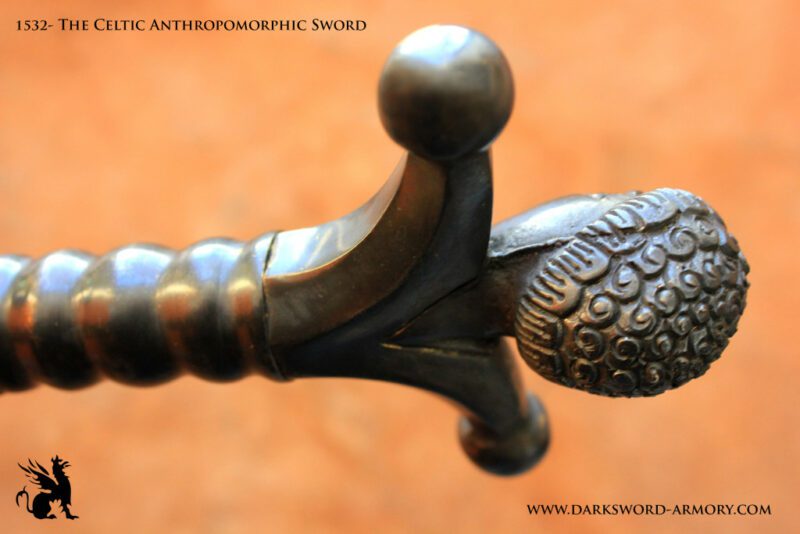Anthropomorphic Celtic Sword (#1532) - Darksword Armory