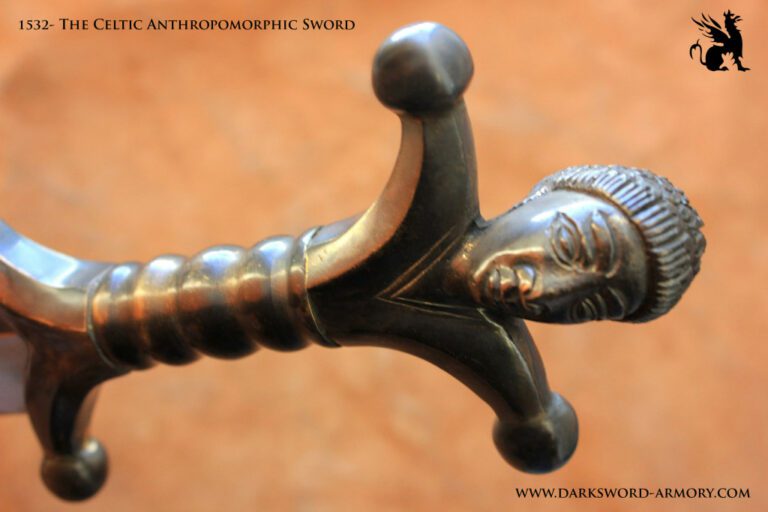 Anthropomorphic Celtic Sword (#1532) - Darksword Armory