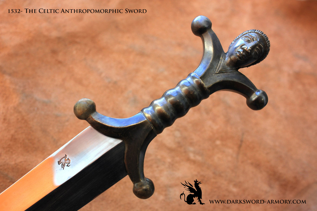 Anthropomorphic Celtic Sword (#1532) - Darksword Armory