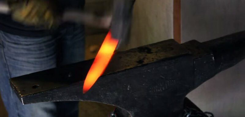 forging of a medieval sword - Darksword Armory