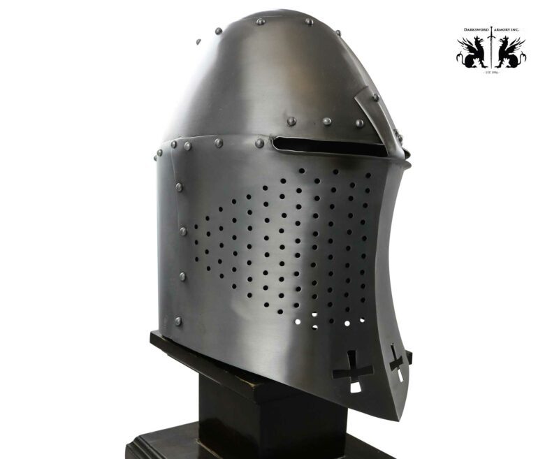 Fantasy Templar Helm (#1721) - Darksword Armory