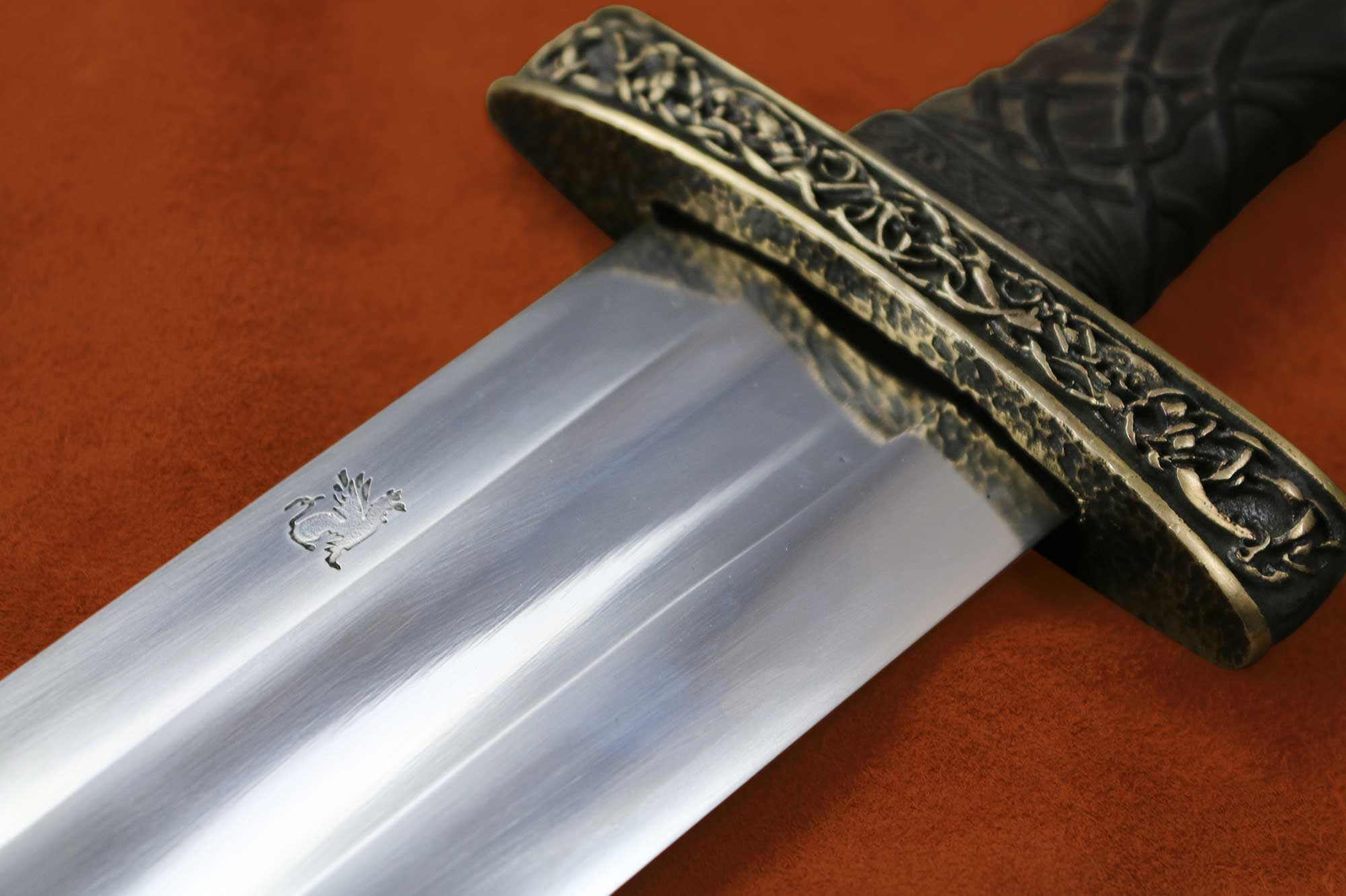 The Urnes Stave Viking Sword (#1526) - Darksword Armory