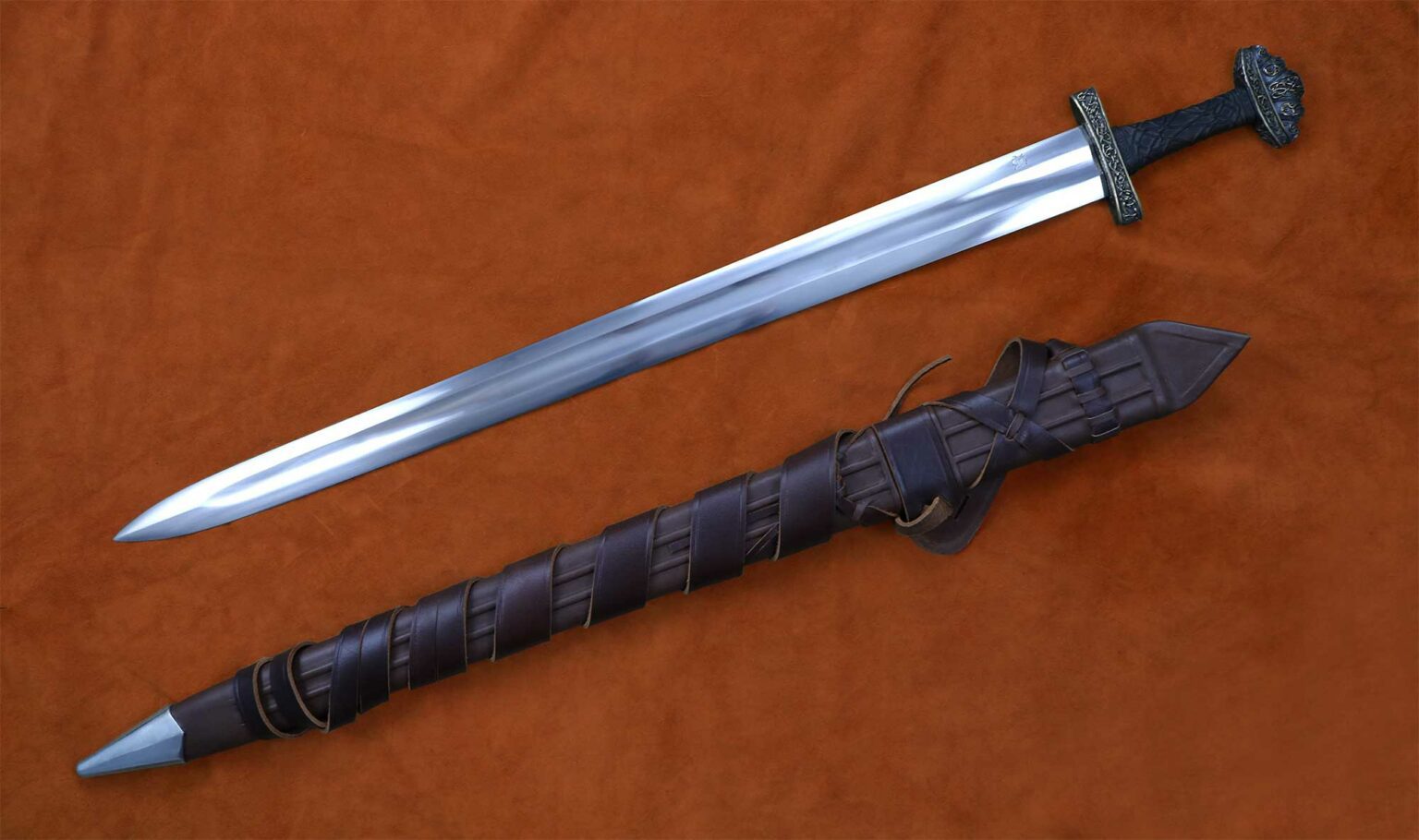 The Urnes Stave Viking Sword (#1526) - Darksword Armory