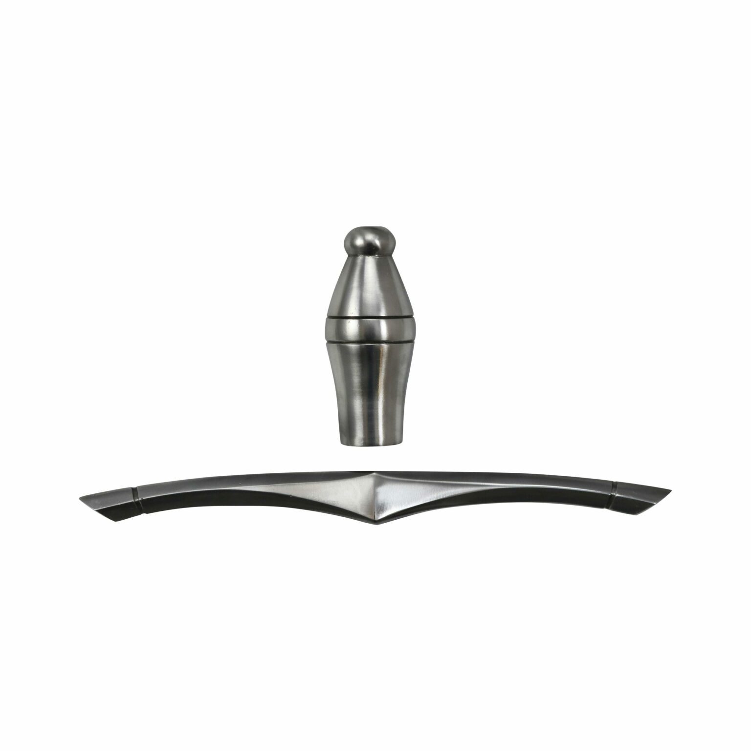 Five Lobe Viking Sword Pommel & Guard - Darksword Armory