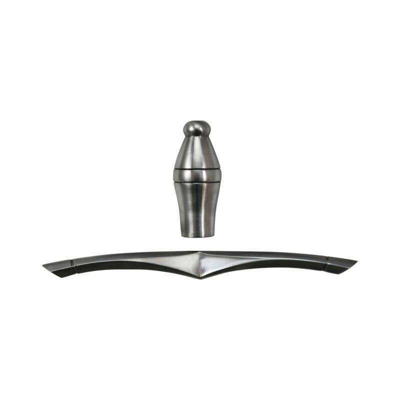 Five Lobe Viking Sword Pommel & Guard - Darksword Armory
