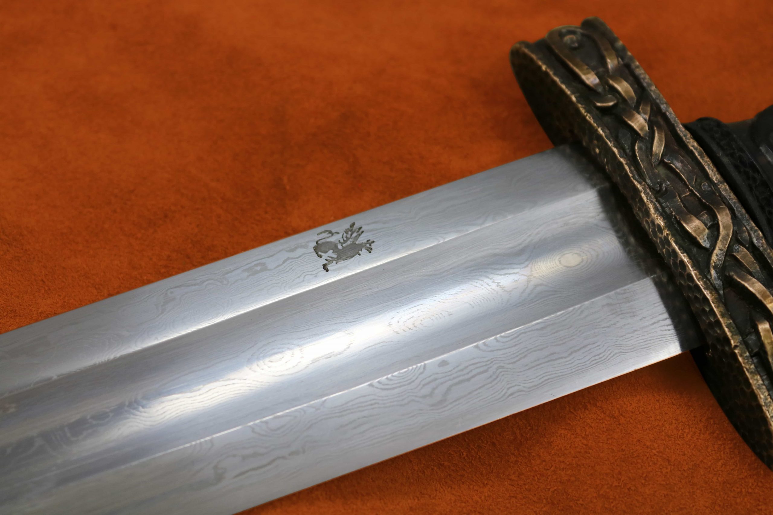 Oslo Sword Folded Steel Blade (#1205) - Darksword Armory