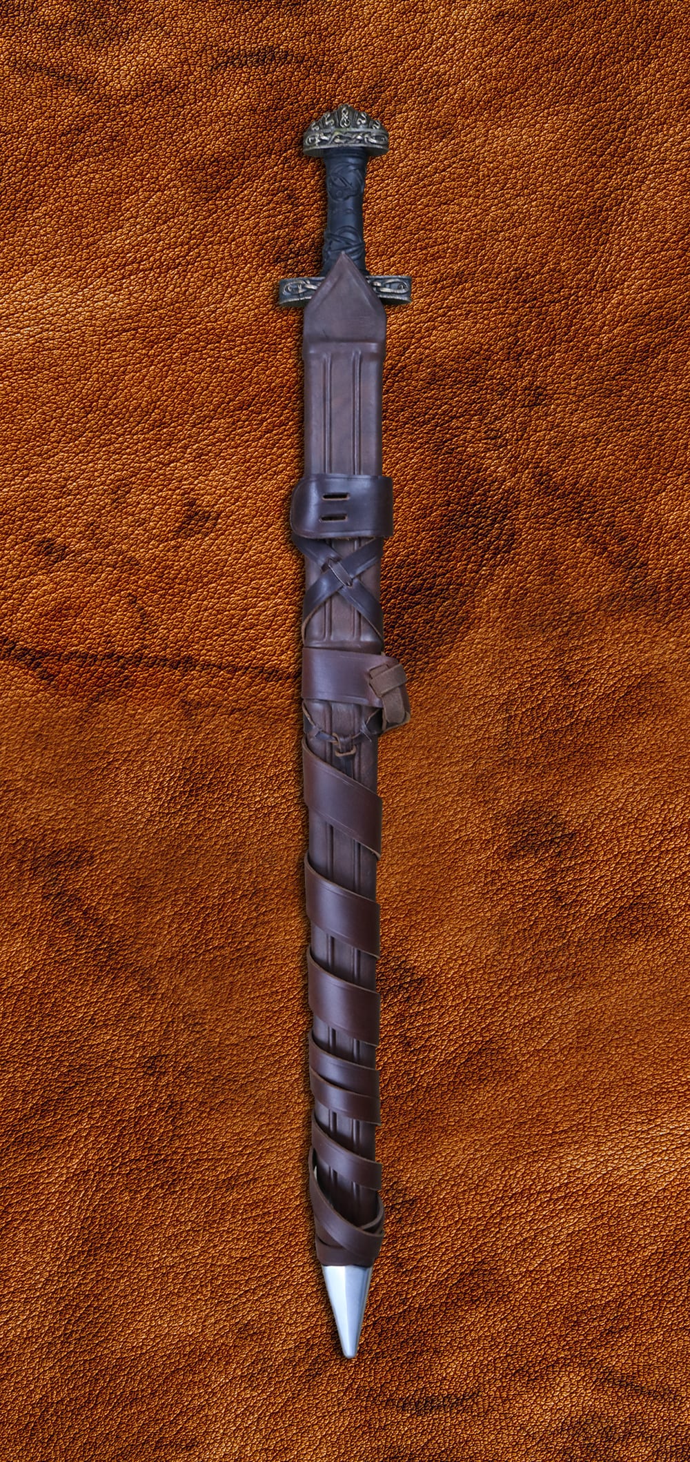 Oslo Sword Folded Steel Blade (#1205) - Darksword Armory