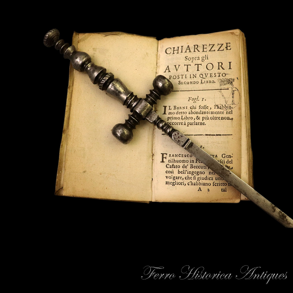 17th C. Stiletto (88108) - Darksword Armory