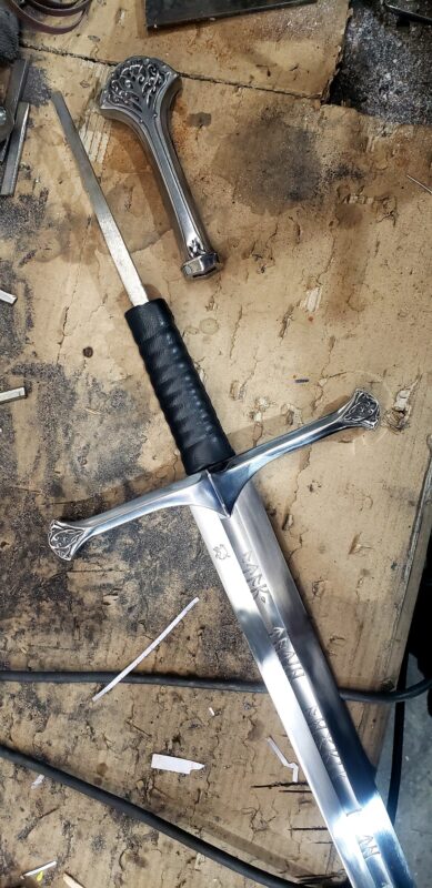 Battle ready Anduril Sword I by bladesmiths darksword-armory.com