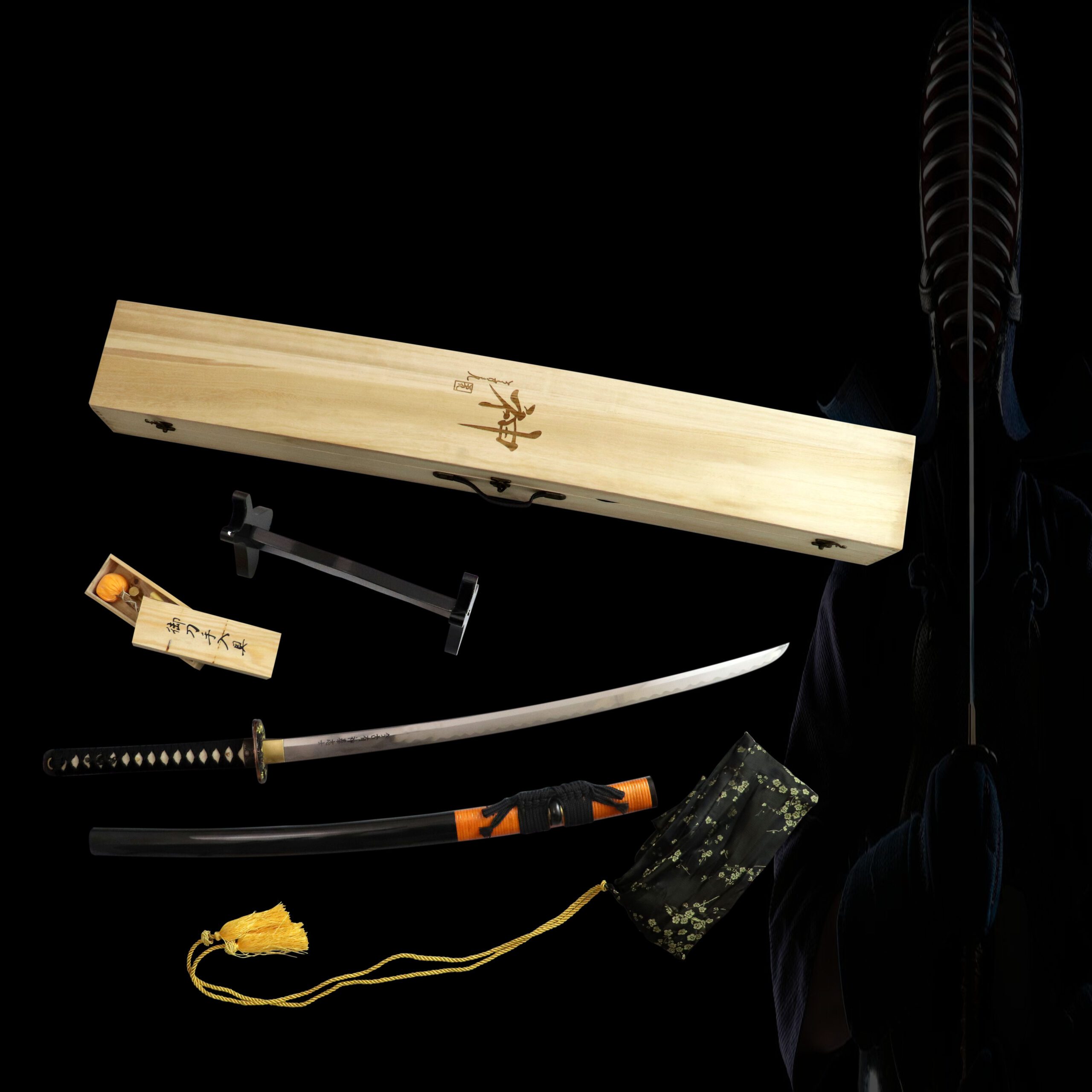 Bamboo Warrior Katana Set (206344) - Darksword Armory