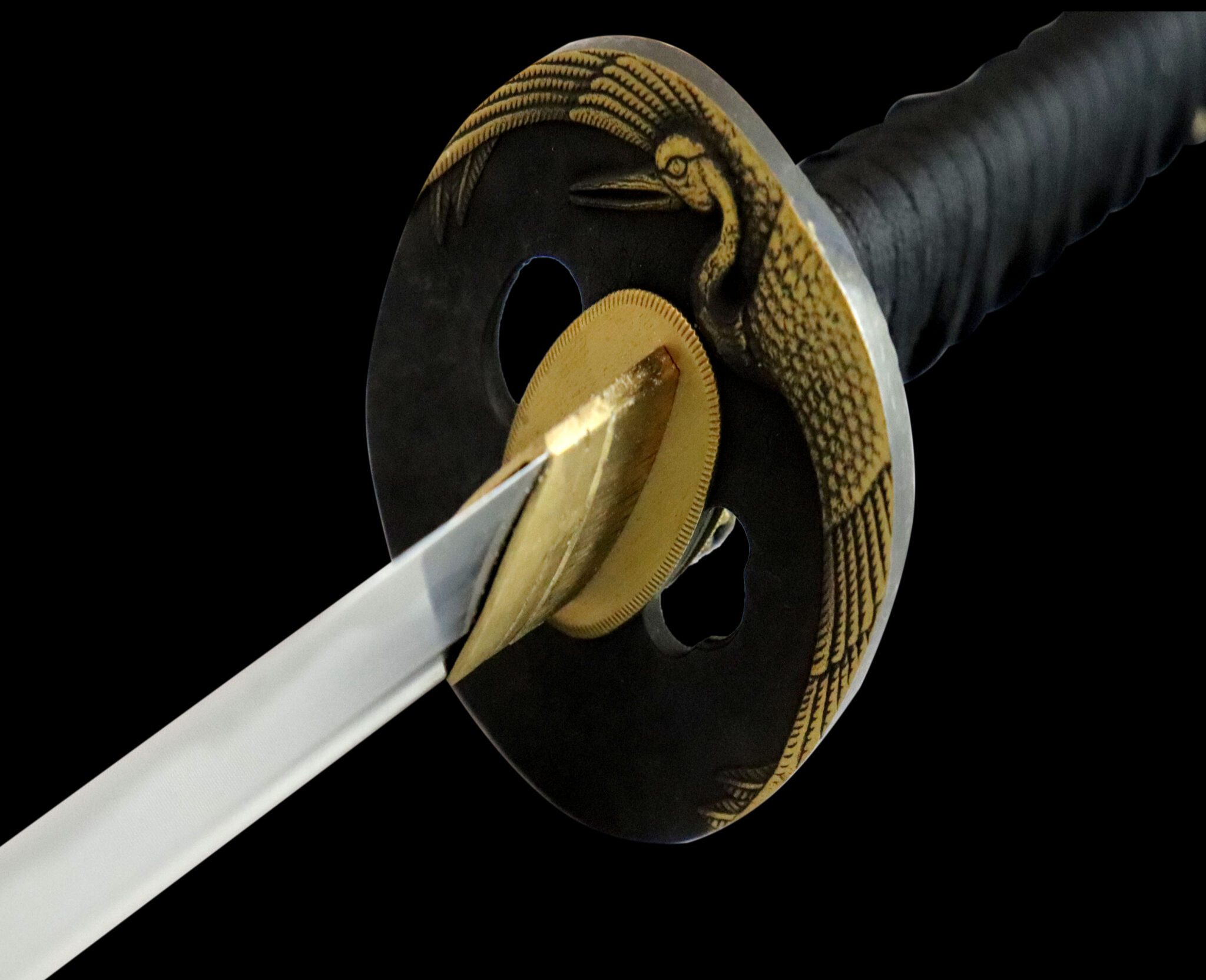 Folded Steel Samurai Sword (206341) - Darksword Armory