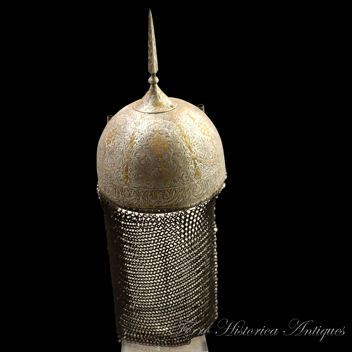 19th C. Indo Persian Helmet (88124) - Darksword Armory