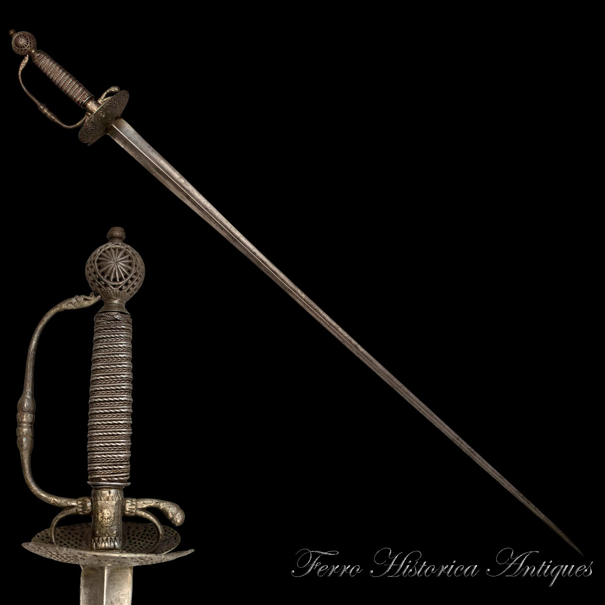 18th C. Austrian Smallsword (88128) - Darksword Armory