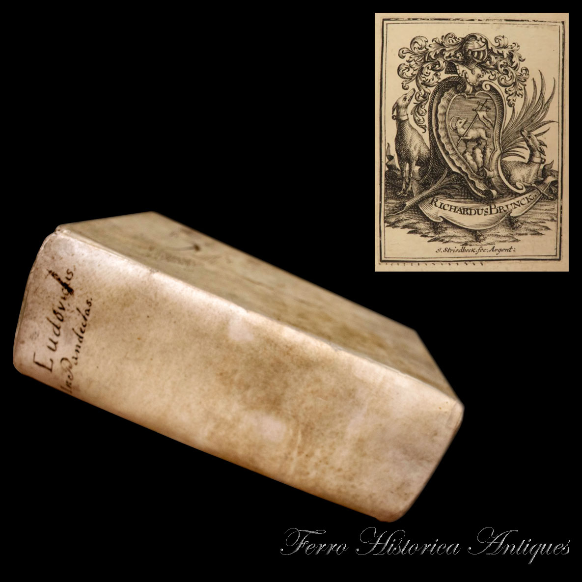 1743 Latin Law doctrines by Jakob Ludovici Justinian Wissenbach (88126 ...