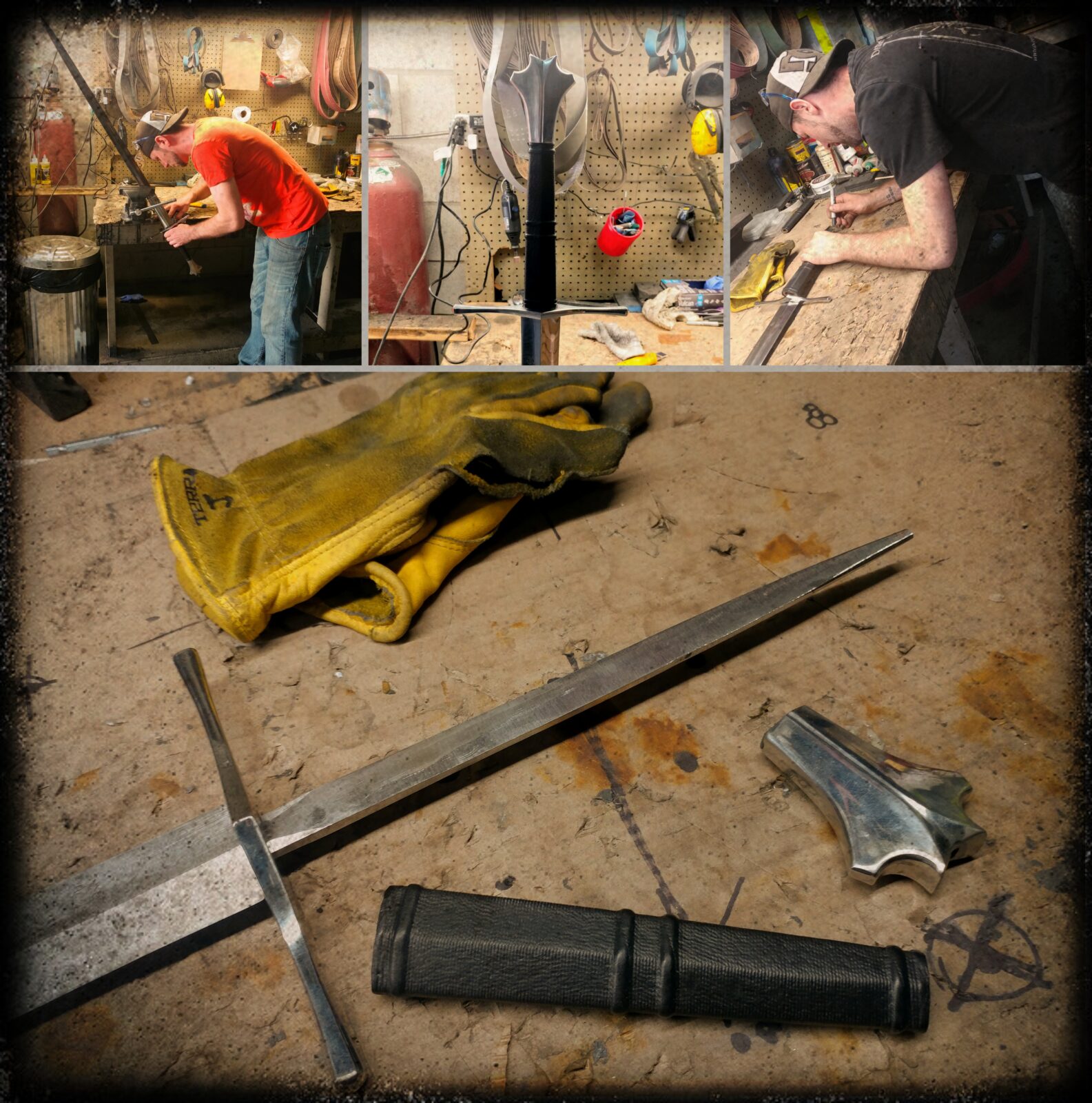 Two Handed Gothic sword (1332) - Darksword Armory