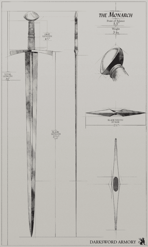 (#1305) The Monarch - Darksword Armory