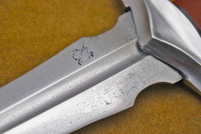 Folded Steel Sage Sword (#1208) - Darksword Armory